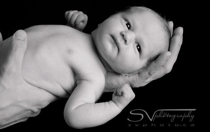 Lighting and Black and White Newborn Baby Portraits - Steven ...